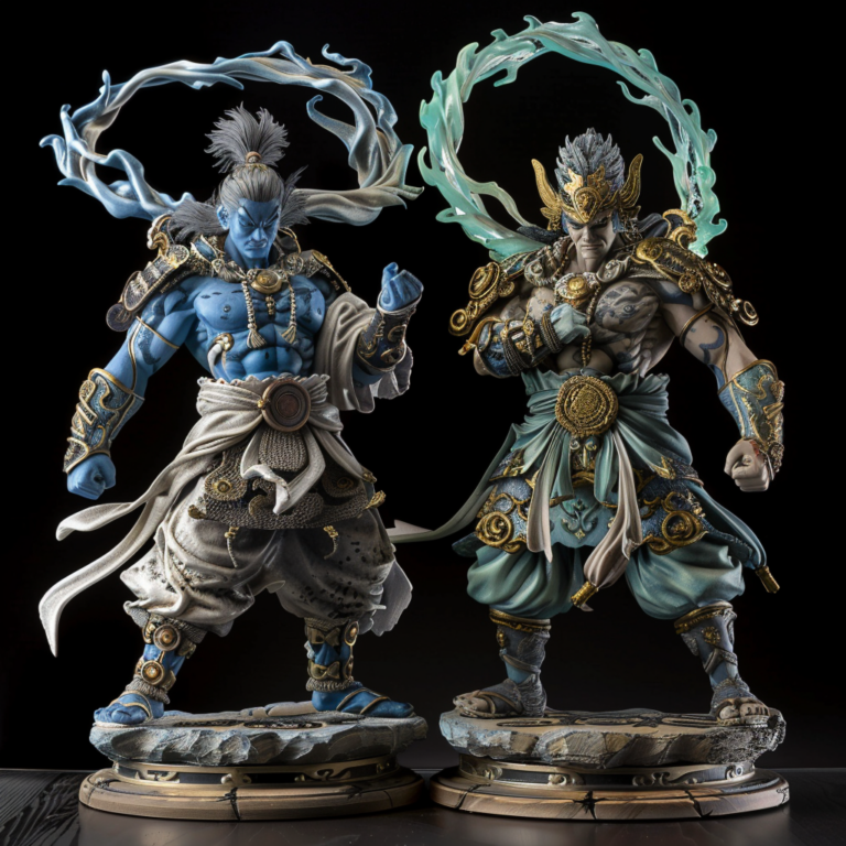 Fujin et Raijin : À la Découverte des Divinités du Vent et du Tonnerre